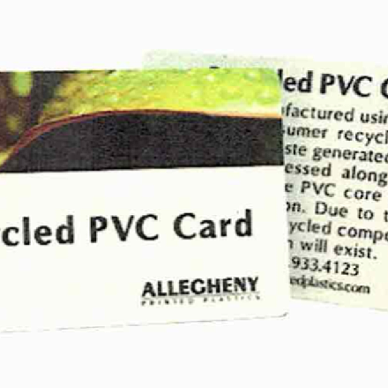 Recycled Plastic Cards | Allegheny Card Solutions